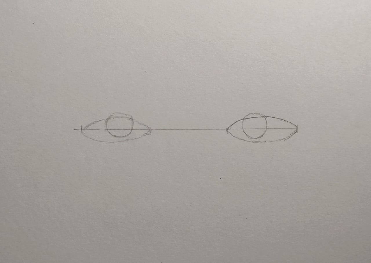 How To Draw Two Eyes Step by Step Easily For Beginners